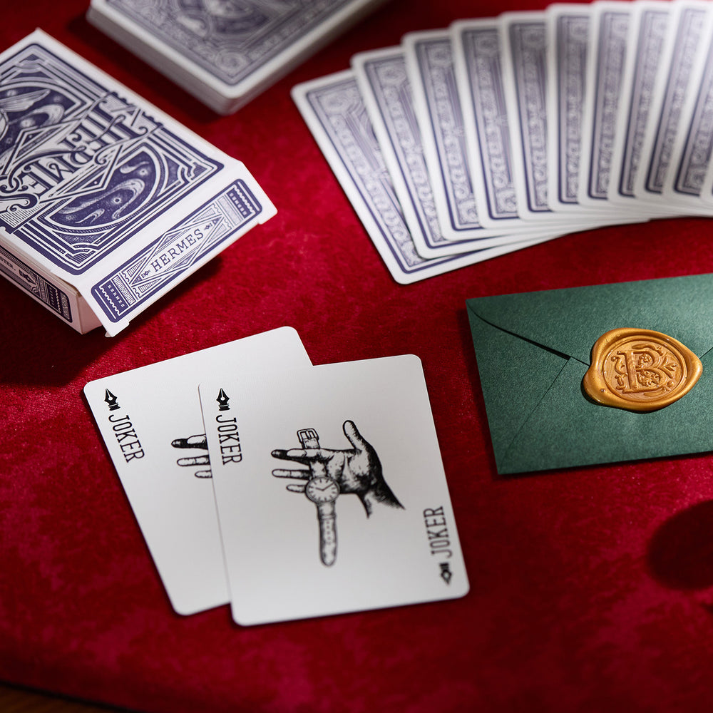 Hermes Playing Cards by Baogo Lin