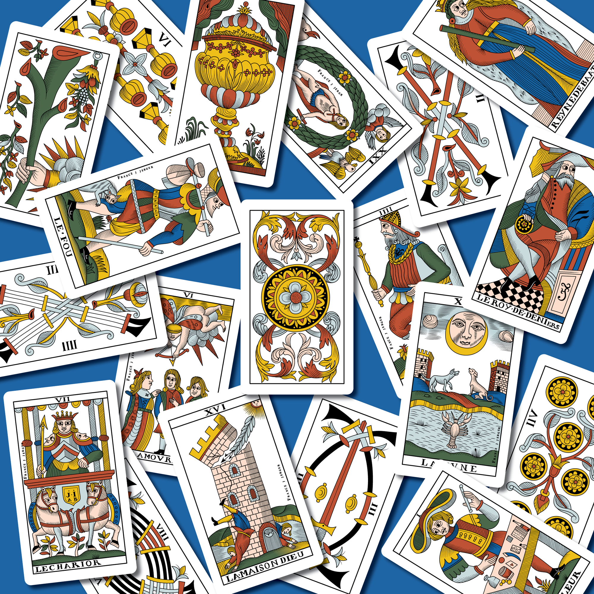 Jacob Jerger Besancon Tarot Deck by Krisztina Kondor