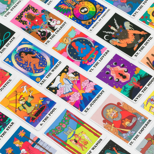 Rainbow Heart Tarot Deck by Rachel Rosenkoetter