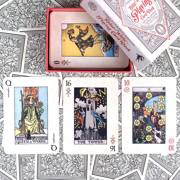 Rider-Waite Playing Card Deck Pamela Colman Smith and Arthur Edward Waite